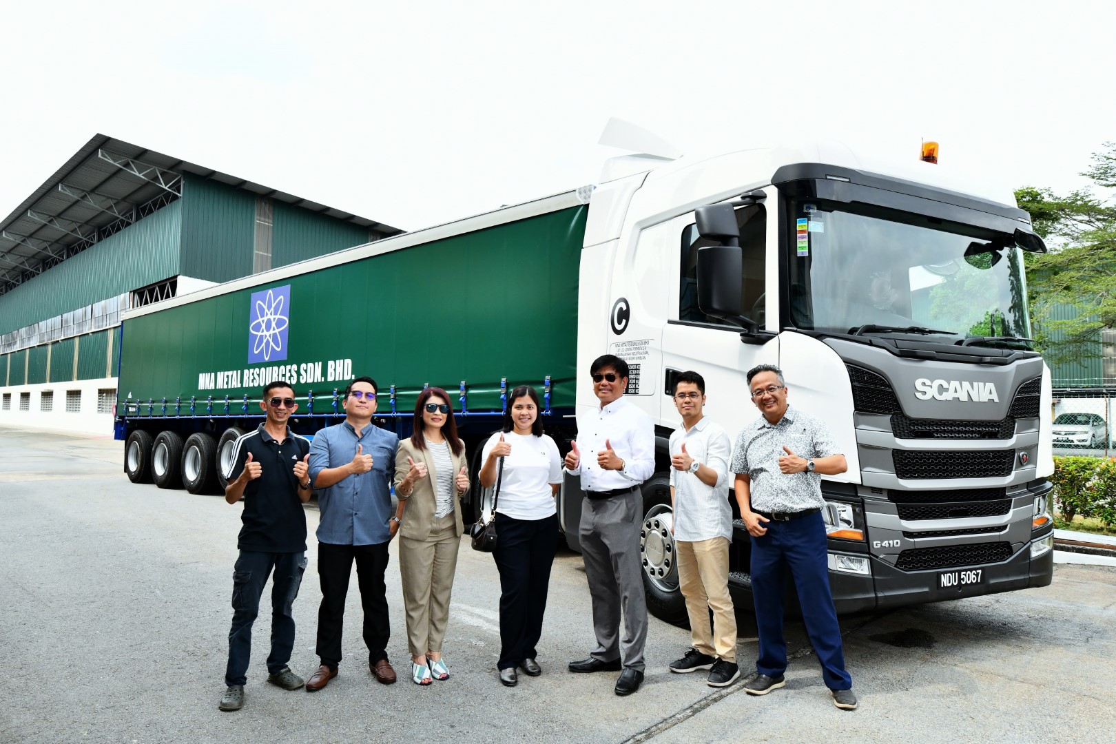 MNA Metal receives first Scania NTG Truck with R&M7 | Bigwheels.my
