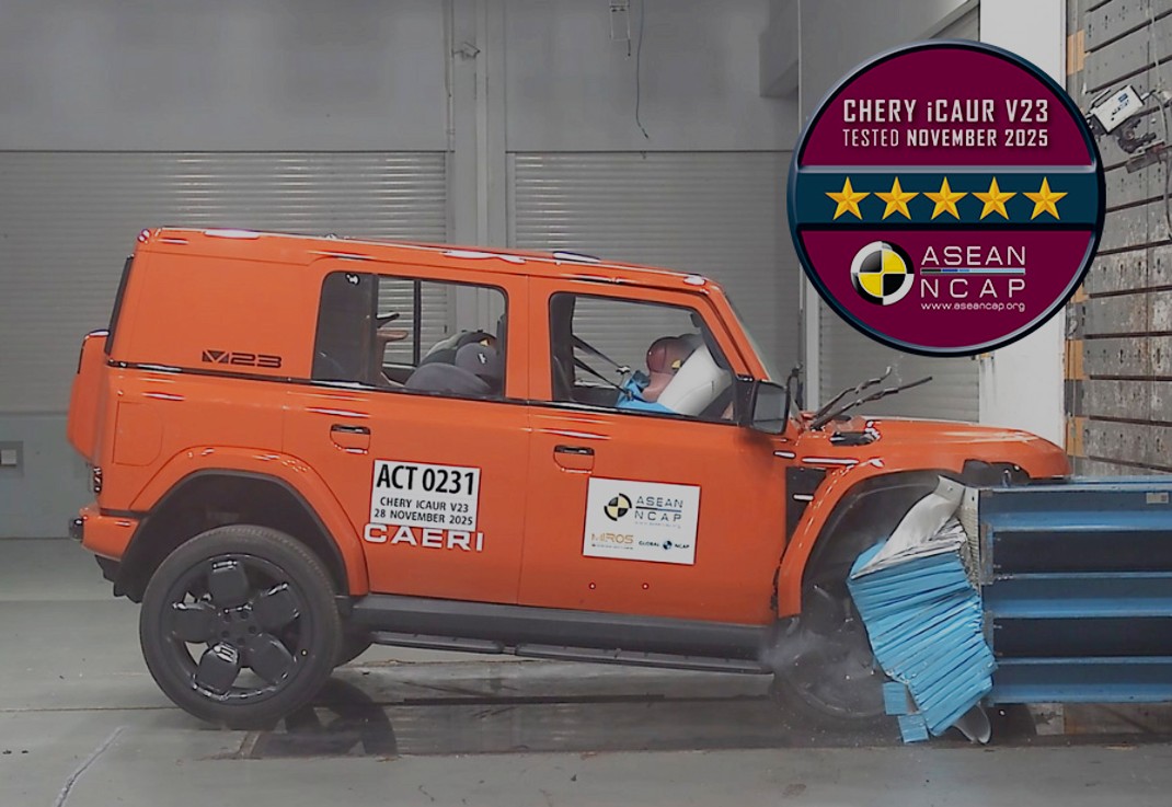 iCAUR V23 Awarded 5-Star ASEAN NCAP Rating | Bigwheels.my