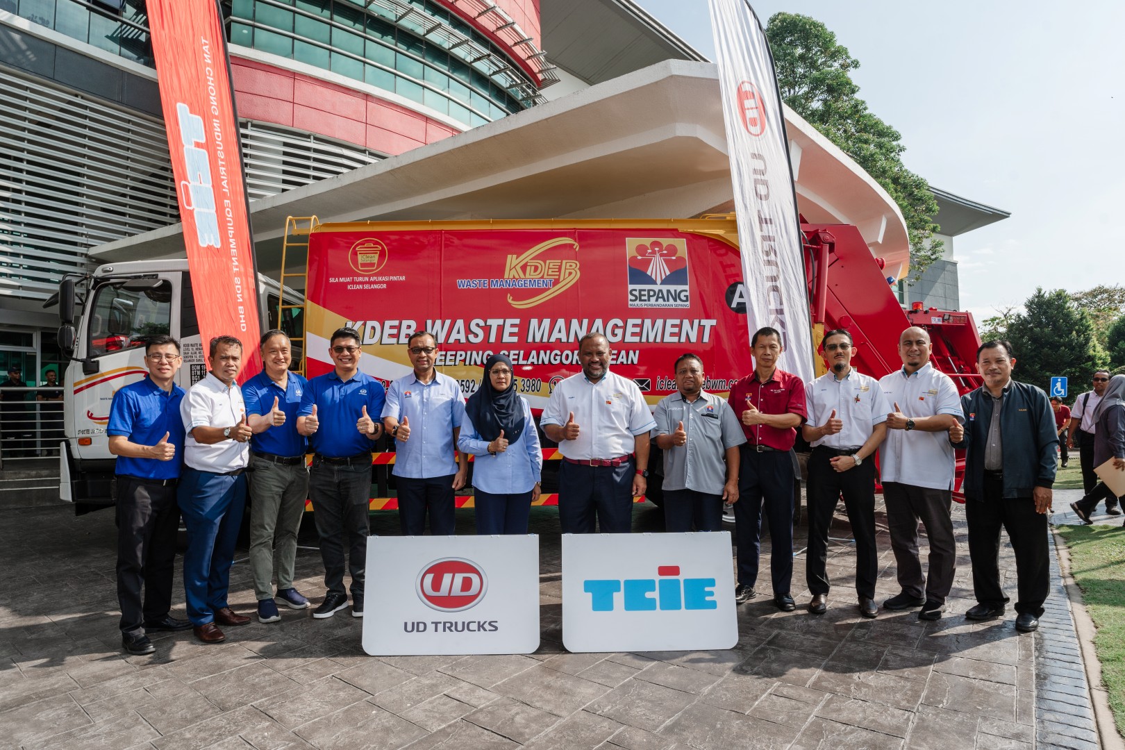 KDEB Waste Management Takes Delivery of 51 New UD Croner Trucks ...